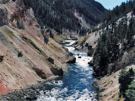 Yellowstone River Upstream Seven Mile Hole Trail Yellowstone