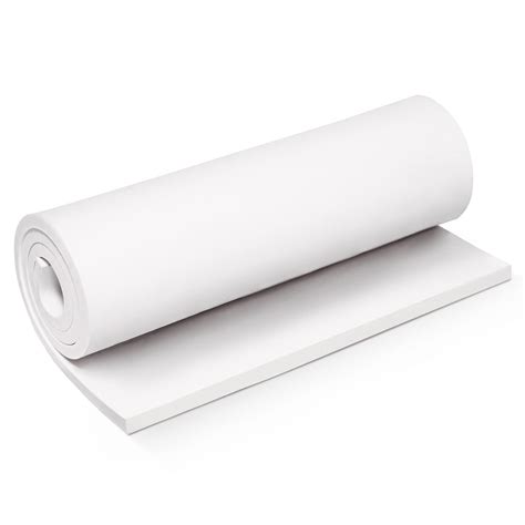 Mearcooh White Foam Sheets Roll Premium Cosplay Eva Foam Sheet，10mm Thick 13 9x39 High