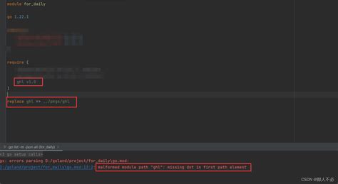 Golang 导入本地自定义模块golang 引入自己的模块 Csdn博客