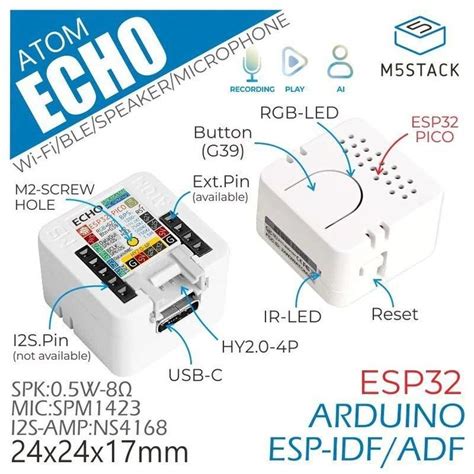 Atom Echo M5Stack voice assistant home assistant ESP (Neu (gemäss Beschreibung)) in Neukirch ...