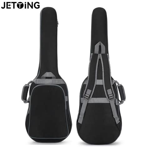 옥스포드 패브릭 어쿠스틱 기타 일렉트릭 기타 더블 스트랩 패딩 기타 소프트 케이스 공연백 방수 백팩 4041 인치