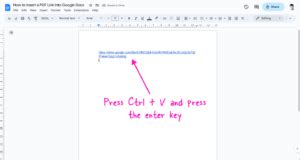 How To Insert A PDF Into A Google Doc