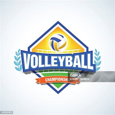 배구공 휘장 배지 Logotype 형판 티셔츠 의류 디자인식 배구공 볼 수 있습니다 2015년에 대한 스톡 벡터 아트 및 기타 이미지 2015년 Championship