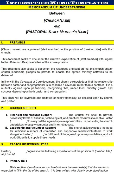 Interoffice Memo Templates Excel Word Template