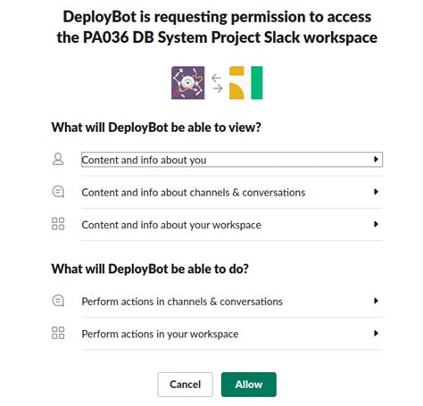 how do deploybot and slack work together deploybot help