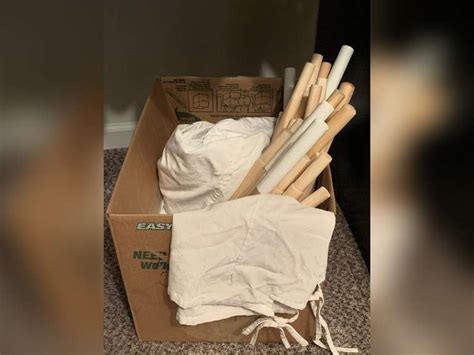 CANVAS TEEPEES UNSURE IF ALL PARTS ARE PRESENT UP BED CLOSET L W Benton Company Inc