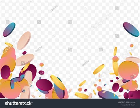 Gradient Splash Celebration Panoramic Grey Background Stock Vector Royalty Free 2041294106