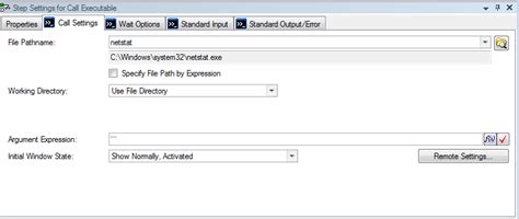 How To Execute A System Command With Call Executable In Teststand 421