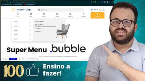 super menu no bubble ui design passo a passo 100 likes eu ensino