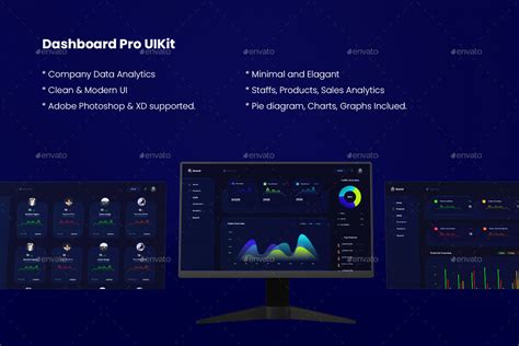 Dashboard Pro UIKit Web Elements GraphicRiver