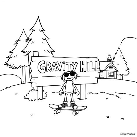 Gravity Falls Para Colorir