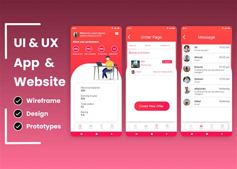 Design Wireframes Ux Ui Design And Prototypes By Mudassarseomast Fiverr