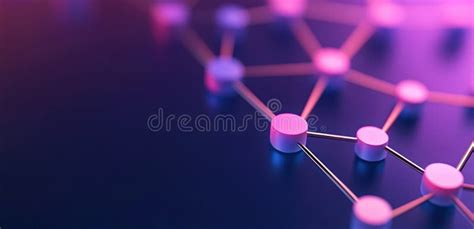 Abstract Neural Network Concept With Glowing Connections And Nodes