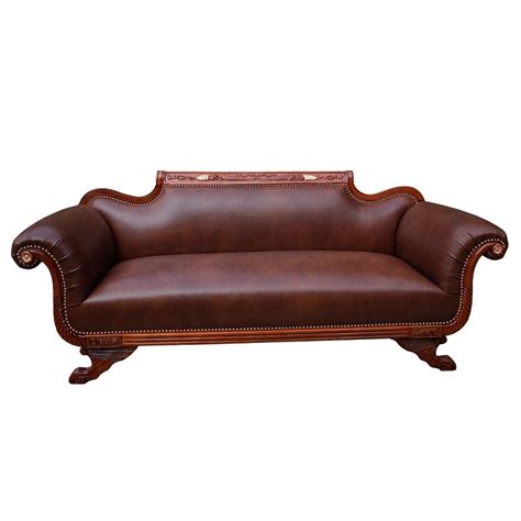 Mahogany Empire Sofa Cornucopia Ii Traditional Sofas By
