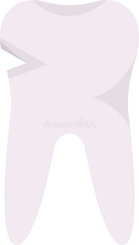 Wedge Shaped Defect Tooth Problem Stock Vector Illustration Of