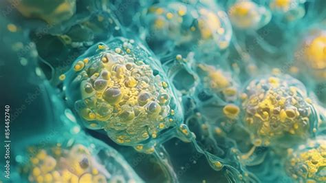 A Timelapse Sequence Capturing The Dynamic Process Of Phagolysosome