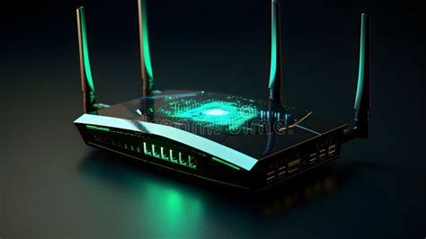 Modern Wi Fi Router Neural Network AI Generated Stock Photo Image Of Computer Line 306425254