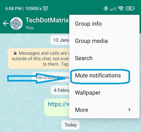 How To Mute Conversation Notification On WhatsApp And Messenger TechDotMatrix