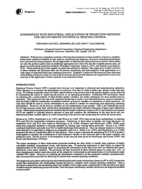 Experiences With Industrial Applications Of Projection Methods Pdf