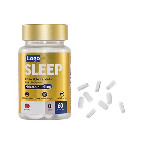 Sleep Support Melatonin Chewable Tablets Natural Melatonin With Vitamin B6 For Restful Sleep