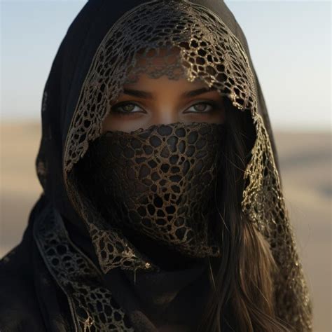 Premium Ai Image Beautiful Girl Wearing Hijab