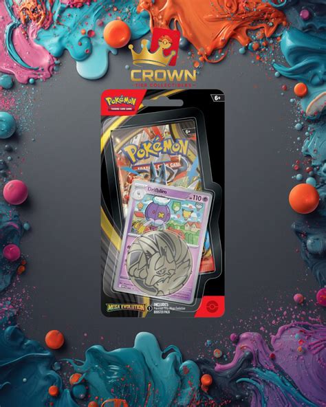 Mega Evolution Single Pack Blister Drifblim Crown Tier Collectibles