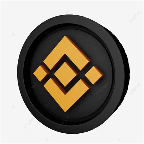 3d 바이 낸스 동전 Bnb 로고 아이콘 기호 바이낸스 코인 암호화폐 블록체인 Png 일러스트 및 Psd 이미지 무료