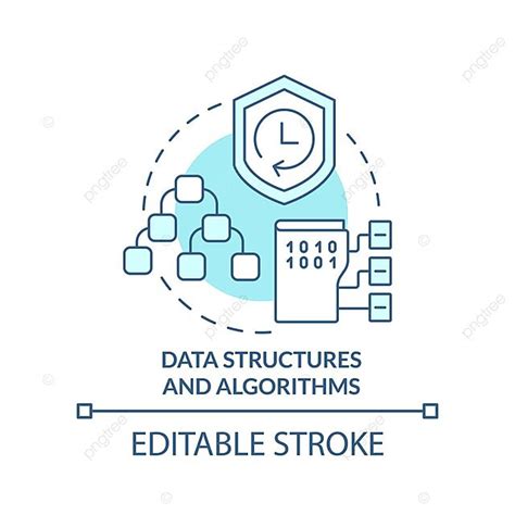 Data Structures And Algorithms Turquoise Concept Icon Solving Abstract