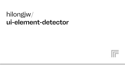 Hilongjwui Element Detector Run With An Api On Replicate
