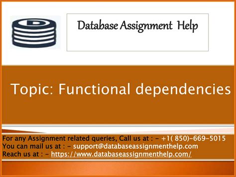 Mastering Functional Dependencies In Database Management Ppt