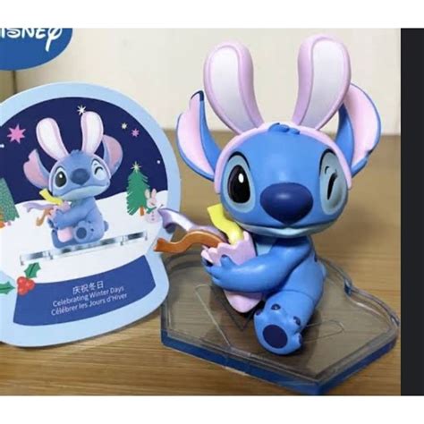 Jual Lilo Stitch Winter Bunny Story Celebrating Winter Days Open Box Confirm Figure Pajangan