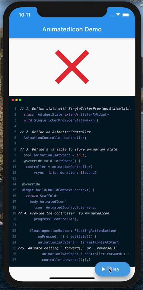 🧁🍰super Easy 🧁🍰 How To Use Animatedicon In ⇶ 5 Very Simple Steps Rflutterdev