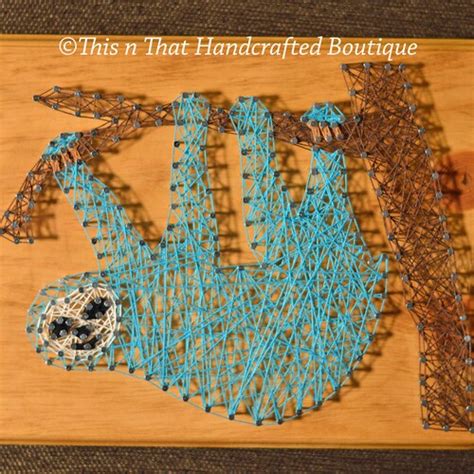 diy mini string art kit owl string art kit mini owl string etsy