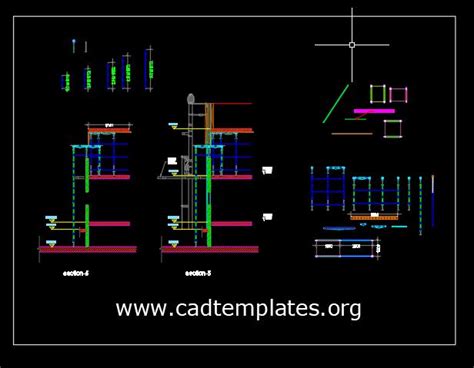 Scaffolding Elements Details Cad Template Dwg Cad Templates