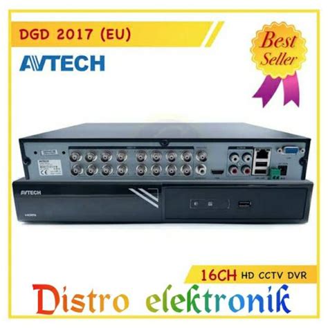 Jual Dvr 16ch Avtech 5mp Dgd 2017 Full Hd 2560p 4k Original Garansi