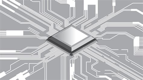 Abstract Hardware And Software Background Circuit Board Chip Processor Mainboard And Code