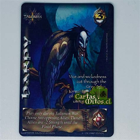 5170 Harpy Myths And Legends Brotherhood Cartas Mitos