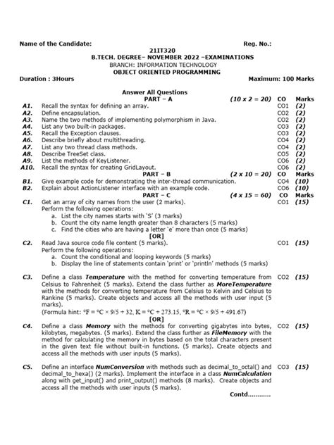 Objectorientedprogramming 2022 Pdf Temperature Fahrenheit