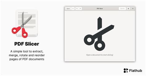 install pdf slicer on linux flathub