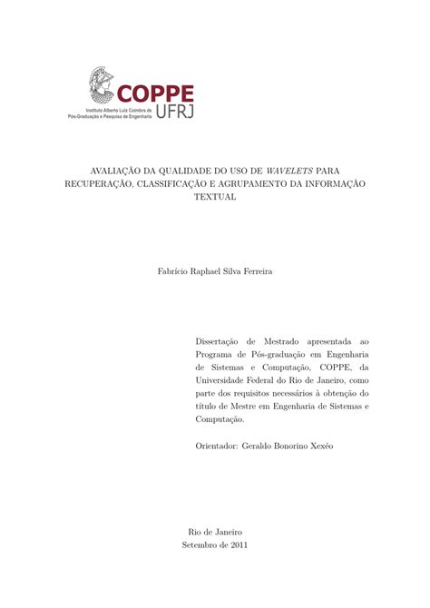 Pdf Quality Assessment Of The Use Of Wavelets For Retrieval
