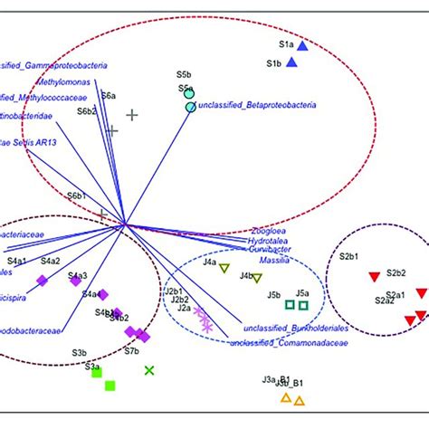 Non Metric Multidimensional Scaling Nmds Plot For The Averaged