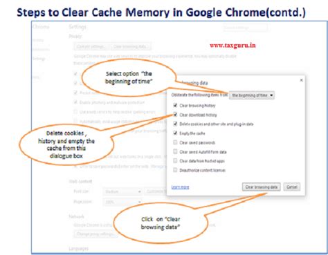 How To Clear Browser Cache Memory In Internet Explorer Chrome Mozilla