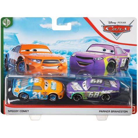 Mattel Disneypixar Cars 3 Hit And Run Die Cast Set Of 2 Speedy Comet