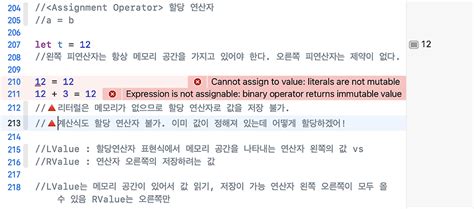 Swift Assignment Operator 차곡차곡 코딩넛츠