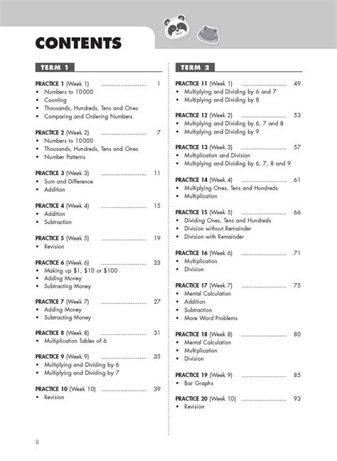 P3 Maths Weekly Revision Singapore Learning Mind P3 Maths Weekly Revision Singapore Learning Mind