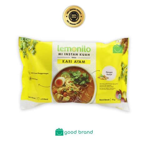 Promo Lemonilo Mie Instant Rasa Mie Kari Ayam Mie Sehat Bebas Pengawet 73g Diskon 19 Di Seller
