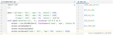 【python】python使用writer写文件含有空行python写writer Csdn博客