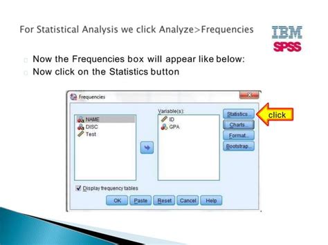 SPSS PRESENTATION PPT Pptx