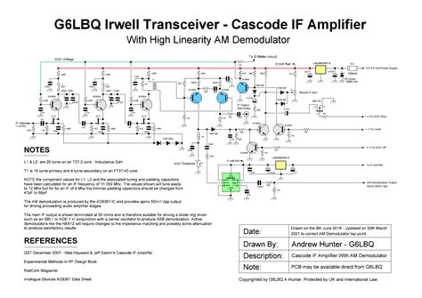 G6lbq Ham Radio Blog For Homebrew Projects Cascode If Amplifier With