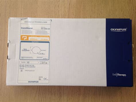 New Olympus Sd 230u 20 Snaremaster Disposable Electrosurgical Snare